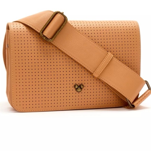 Disney | Bags | Disney Store Mickey Mouse Tan Crossbody Bag Pinhole ...